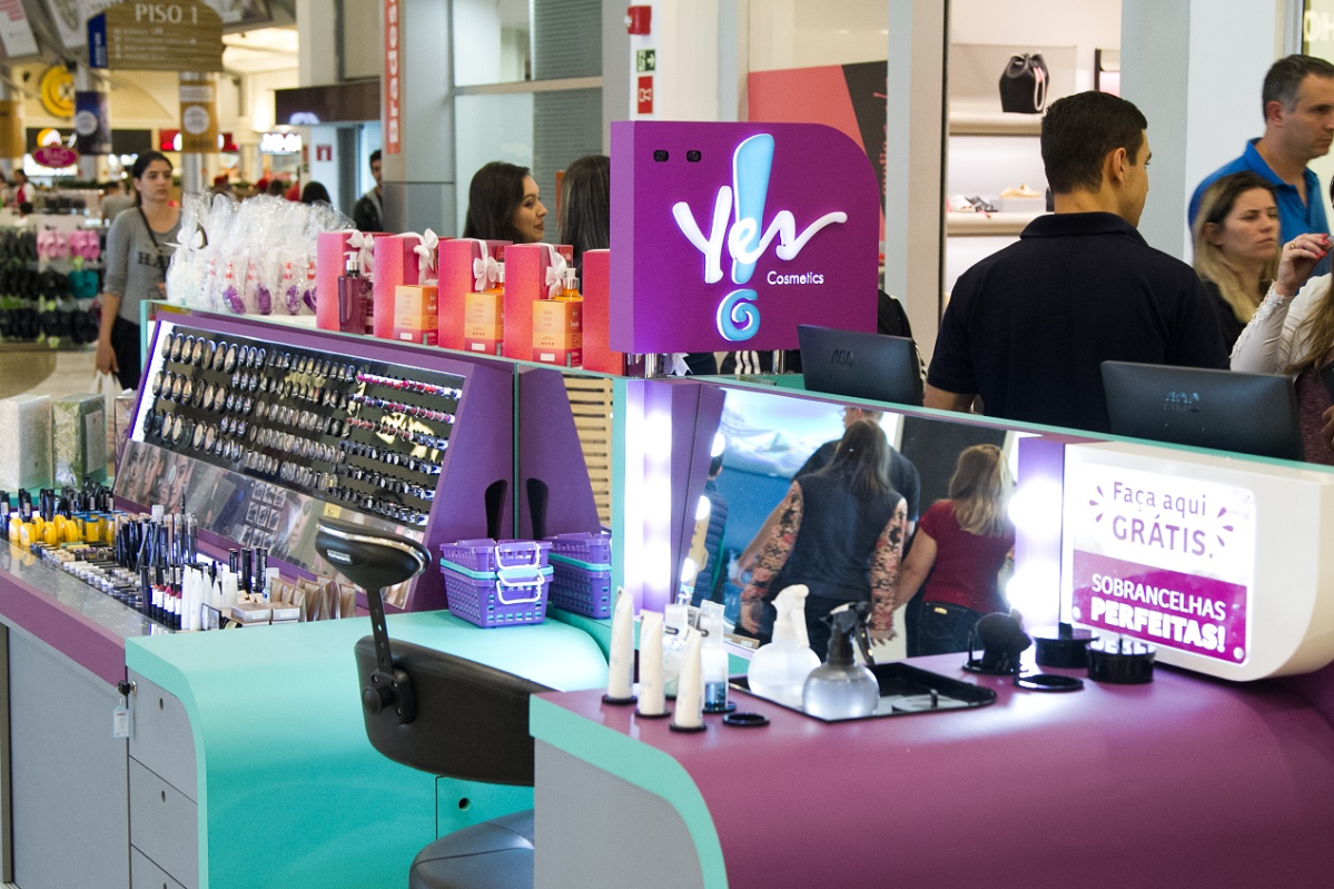 Yes! Cosmetics inaugura primeiro quiosque de Curitiba – Divirta-se ...