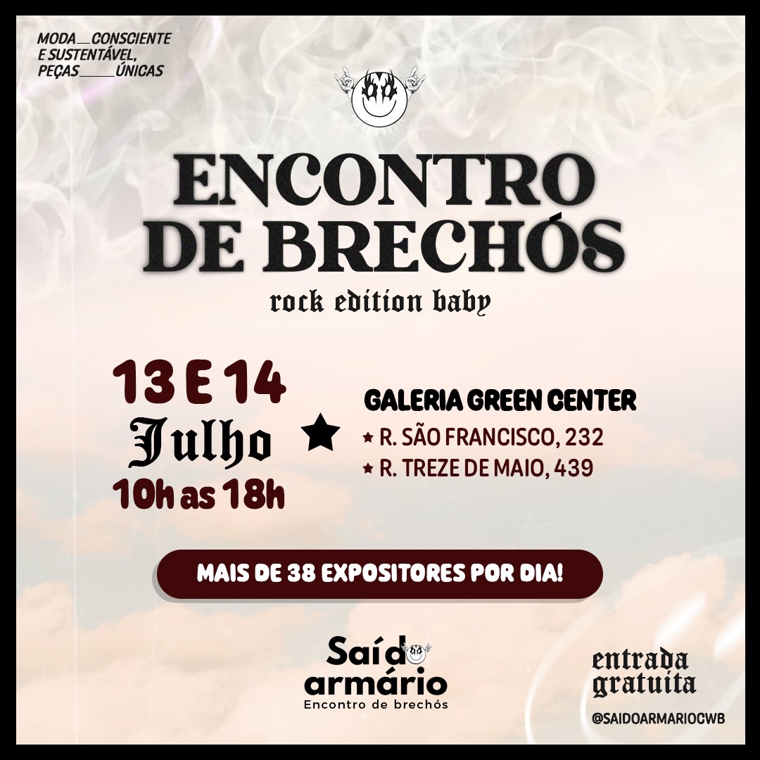 Do Vinil ao Vintage: Encontro de Brechós Saí do Armário Celebra o Rock ...
