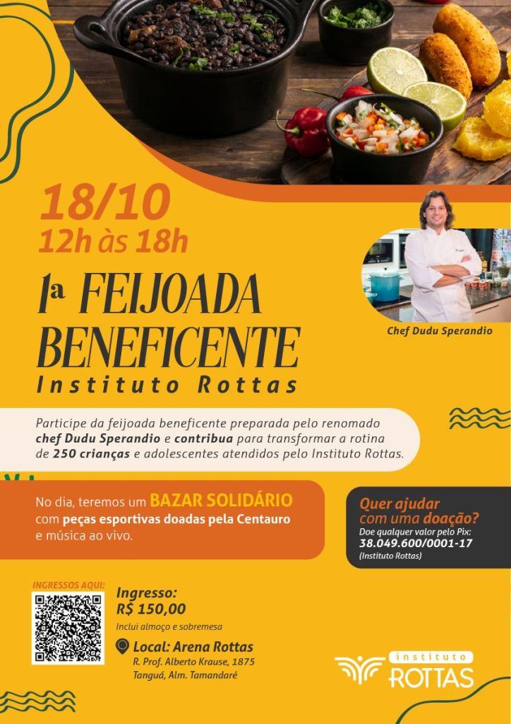 Instituto Rottas promove feijoada beneficente para apoiar projeto que ...